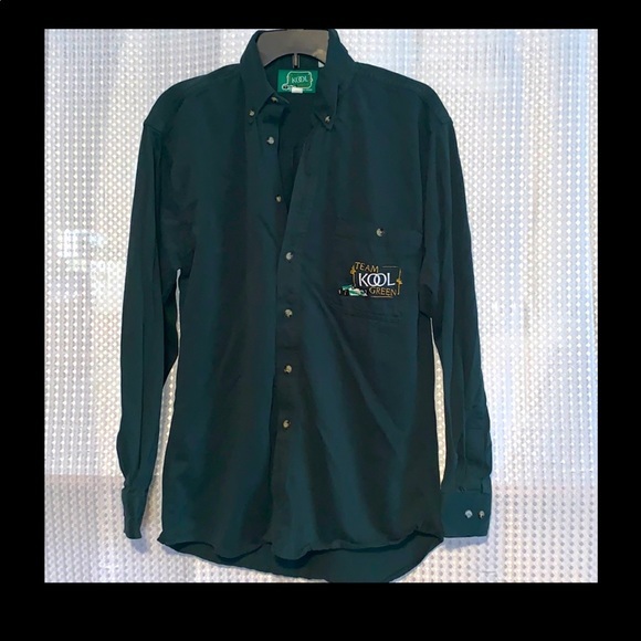 Team Kool Green | Shirts | Vintage Team Kool Racing Small Embroidered ...